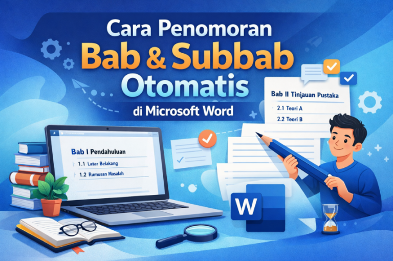 Penulisan Nomor Bab dan Sub Bab Secara Otomatis